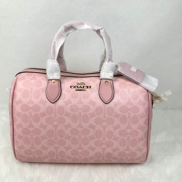 Coach | Bags | Coach Rowan Large Satchel Bag 2way In Signature Canvas ...